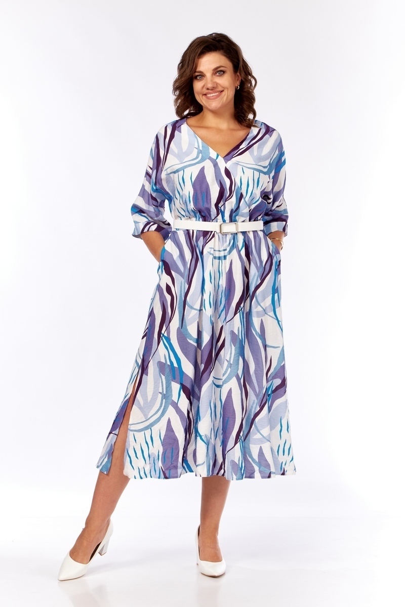 Платье 1330 сиренево-голубой Milora купить в интернет магазине | в наличии